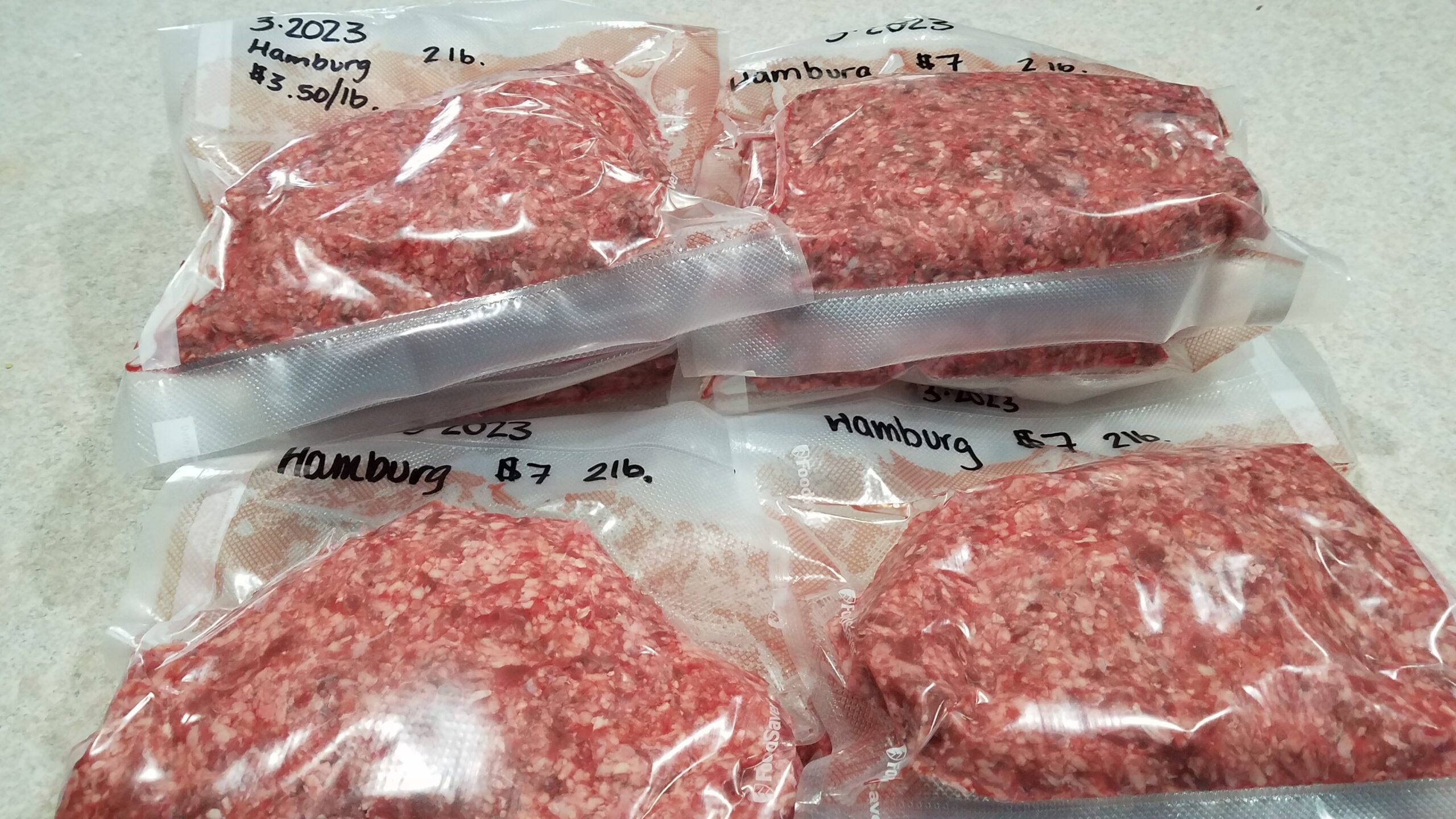 How to Vacuum Seal Hamburger - Farmette in Bloom